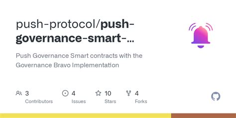 GitHub Push Protocol Push Governance Smart Contracts Push Governance Smart Contracts With The