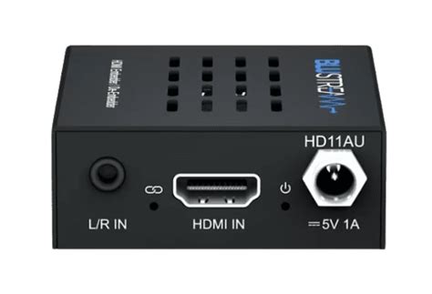 Blustream Hd11au Hdmi Audio Embedder De Embedder Visual Focus