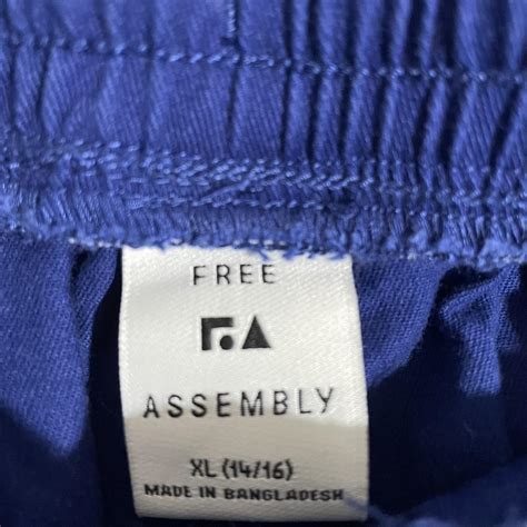 Blue Free Assembly Pants Depop