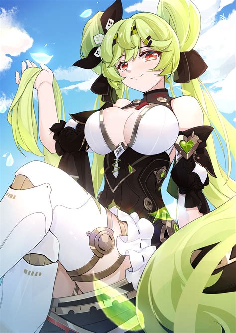 Ai Chan Ai Chan And Ai Hyperion Lamdba Honkai And More Drawn By Qingye Ling Danbooru