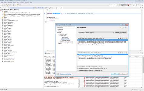 Create Own Project Unresolved Symbol Wrong Linker Settings C Microcontrollers Forum