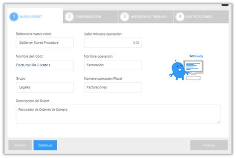 Crear Un Robot Sql · Botready Docs
