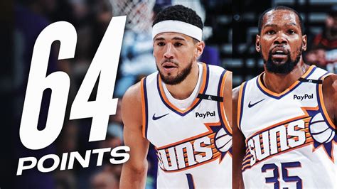 Devin Booker et Kevin Durant cartonnent à Utah