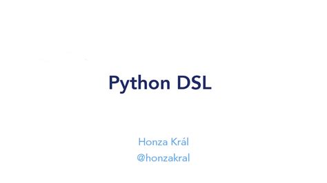 python dsl speaker deck