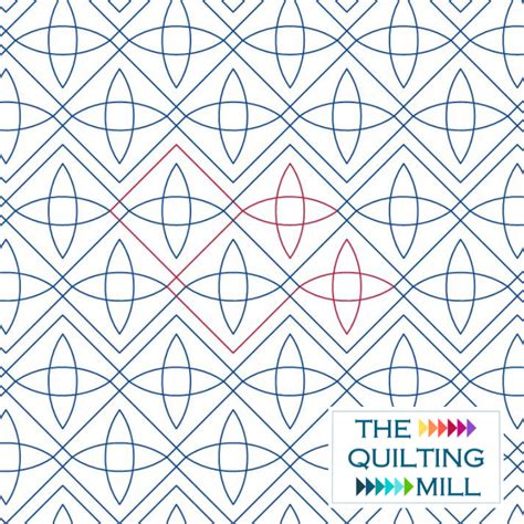 Propeller Squares Modern Longarm Quilt Pattern Geometric Quilting