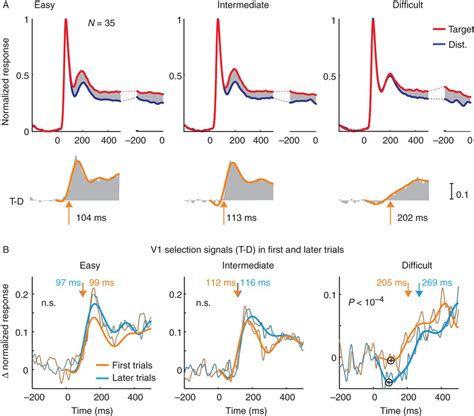 Neuronal Activity In V1 In The Icon Selection Task A Activity