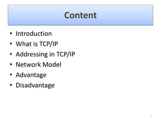 TCP IP Model PPTX Computer Networking Computing