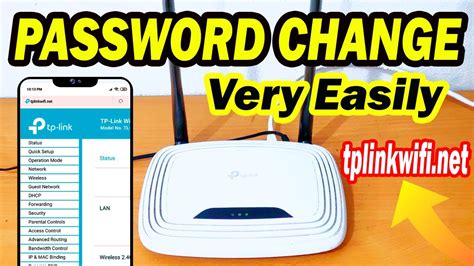 TP Link Router WiFi Password Change Using Mobile YouTube