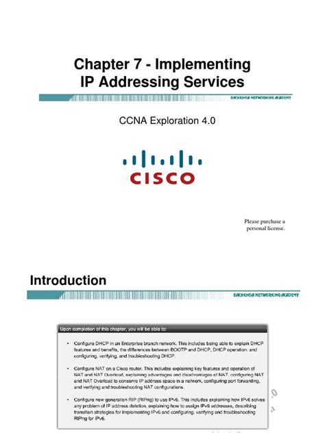 Ccna Exp4 Chapter07 Ip Addressing Service Pdf I Pv6 Ip Address