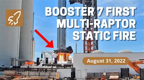 Spacex Booster 7 Multi Engine Static Firing The Happening World