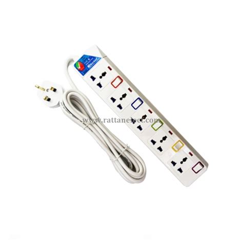 Narken Power Extension Socket 5way 5mtr Wire In Dubai Uae