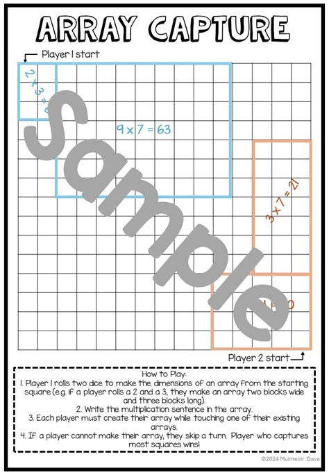 Mash 3rd 4th Class Array Capture Game