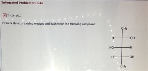 solved integrated problem 05 54a x] incorrect draw a