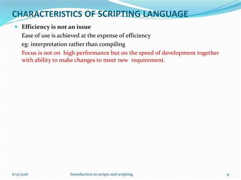 Unit 1 Introduction To Scripts Ppt