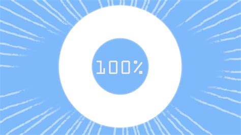 Premium Stock Video Animation Of Loading Circle Over Blue Background