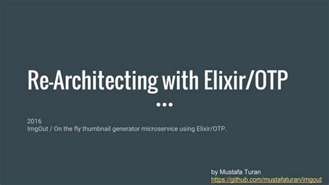 re design with elixir otp ppt