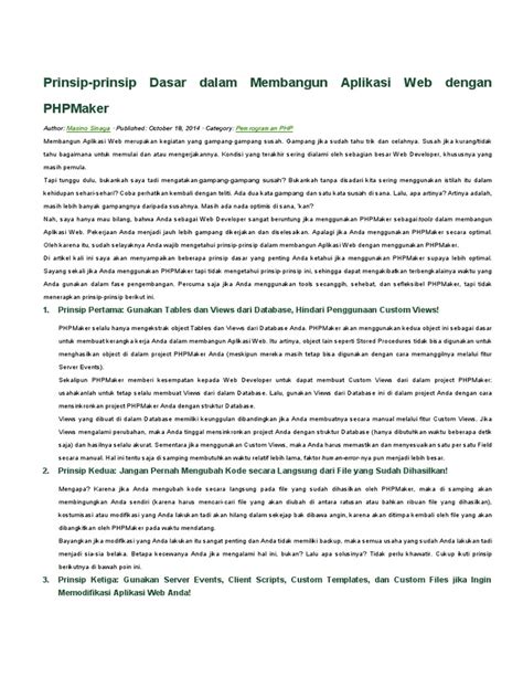 Php Maker Pdf
