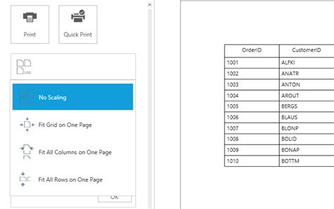 Printing In Wpf Datagrid Control Syncfusion®