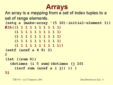 Arrays