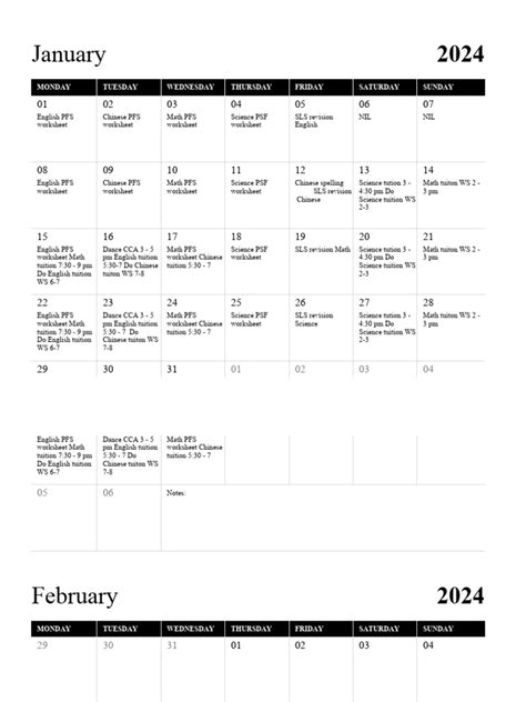 timetable pdf