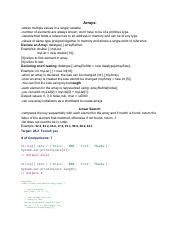 Understanding Arrays Declaring Creating And Manipulating Data