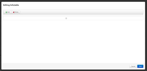 Solved Infotable Property In User Extensions Not Working Ptc Community