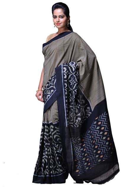 Ikat This Handloom Silk Saree From Andhra Pradesh Has Been Woven Using