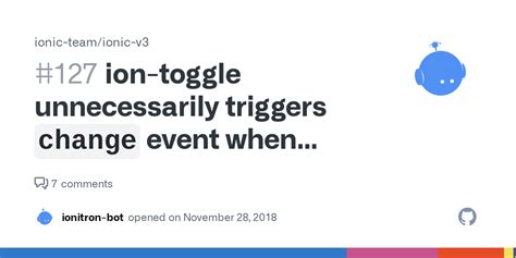 Ion Toggle Unnecessarily Triggers Change Event When Default Value Is True Issue Ionic