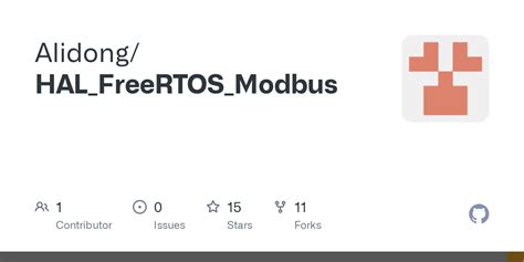 Github Alidonghalfreertosmodbus