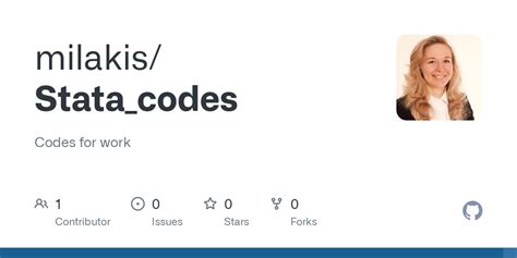 Github Milakis Stata Codes Codes For Work