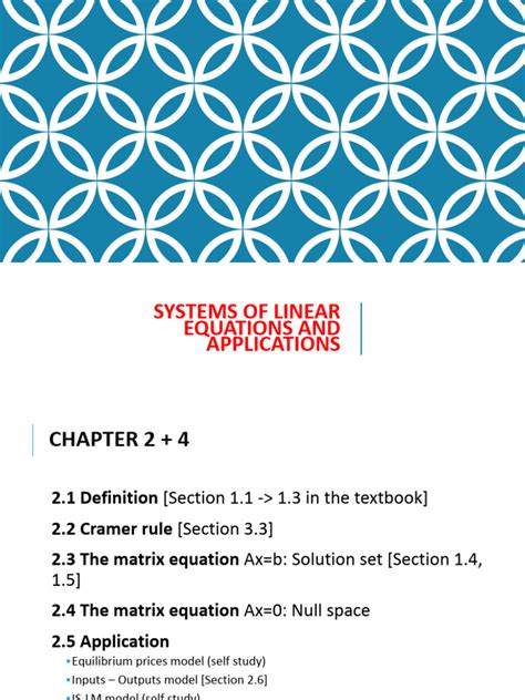 Chap 2 Chap 4 Linear System Pdf