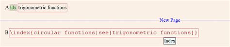Indexing Lyx Index Cross Referencing See Option Tex Latex