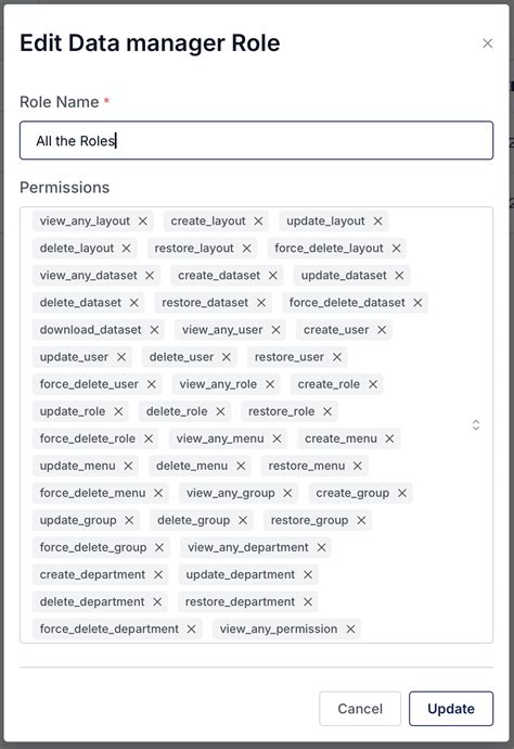Sabasi Dashboard Roles Section Sabasi Support