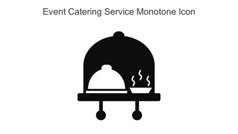Event Catering Service Monotone Icon In Powerpoint Pptx Png And Editable Eps Format PPT PowerPoint