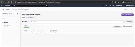 Aws Amplify App Creation Using Github Repo Enhancing S3 Static Website Hosting Dev Community