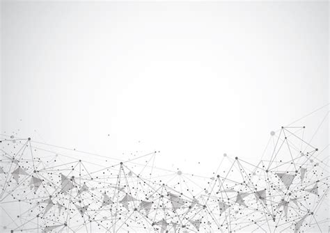 Premium Vector Abstract Polygonal Space Background With Connecting Dots And Lines