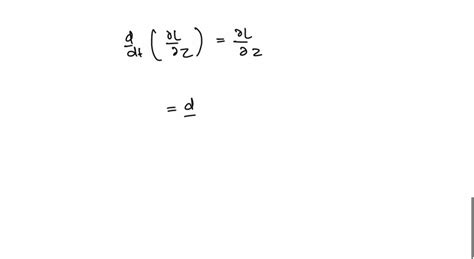 solved 2 please write the lagrangian for a system consisting of a