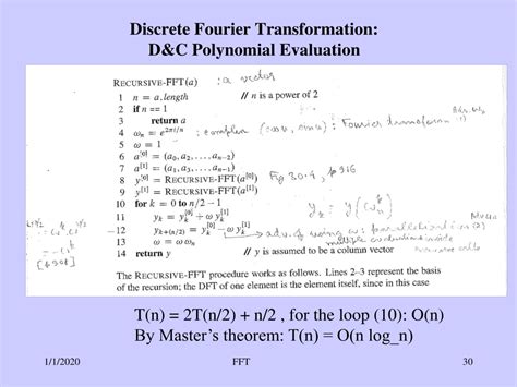 Ppt Polynomial Multiplication With Discrete Fourier Transform Fast