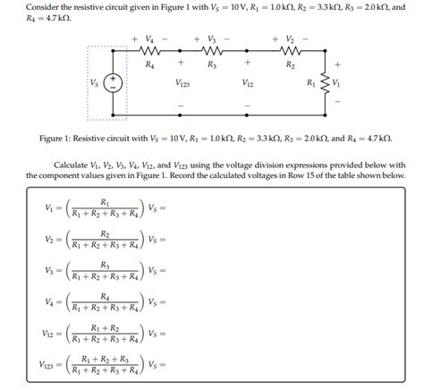 Solved Consider The Resistive Circuit Given In Figure With Chegg Com