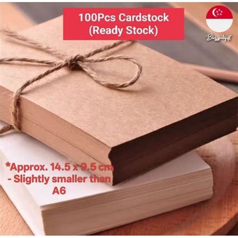 Cardstock For Crafts And Invites 120350 Gsm Shopee Sg