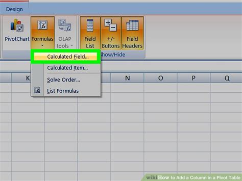 How To Add A Column In A Pivot Table 11 Steps With Pictures