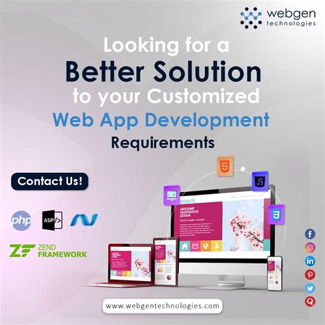 Webgen Technologies On Linkedin Webapp Webapplication Webappdevelopment Business