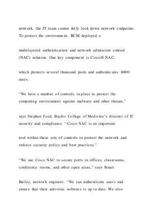 Customer Case Study 2010 Cisco Systems Inc All Rig PDF