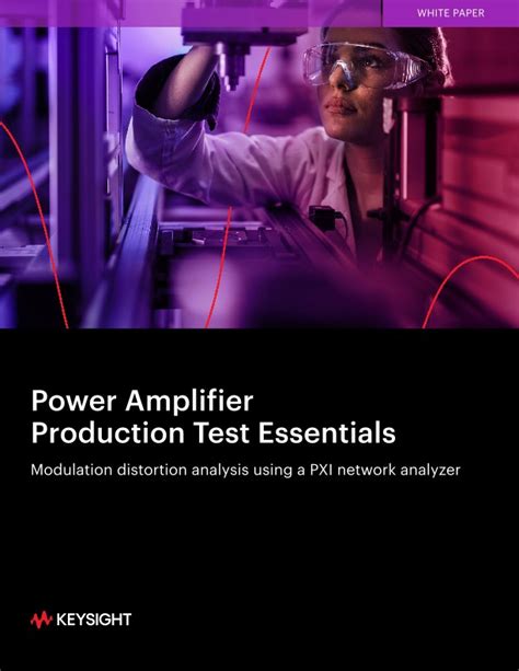 Power Amplifier Production Test Essentials Pdf Asset Page Keysight