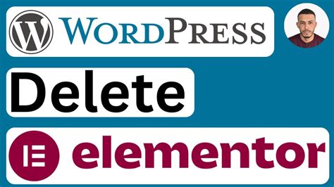 How To Delete Elementor From Your Wordpress Website Easy To Follow Youtube