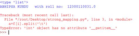 Error In Python When Dealing With Lists Read From A Text File Stack
