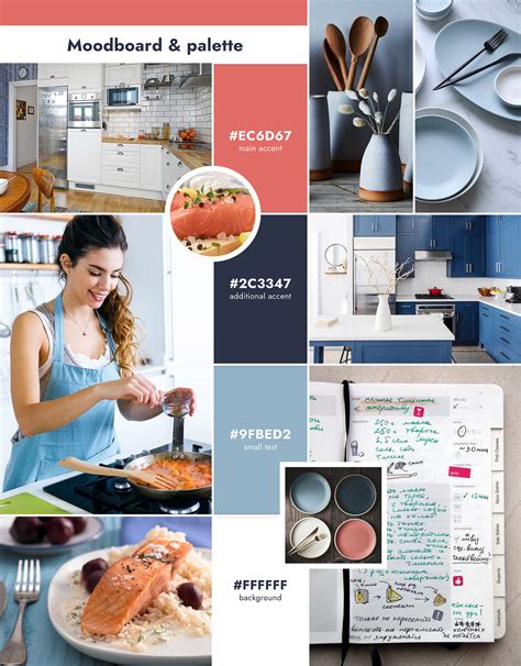 CookBook APP UI Concept Behance