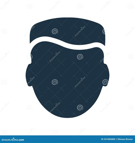 Face Faceid Facial Icon Simple Editable Vector Illustration Stock