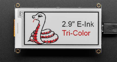 Featherwing Of The Day Adafruit 2 9″ Tri Color Eink Epaper Display Featherwing Wingoftheday