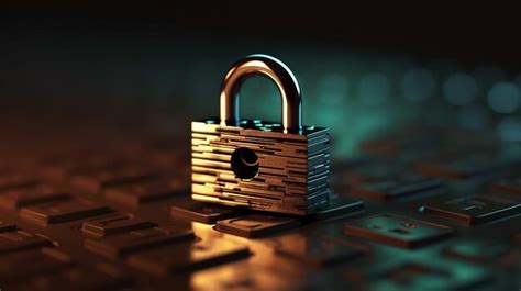 Premium Ai Image Illustration Of A Golden Padlock Symbolizing